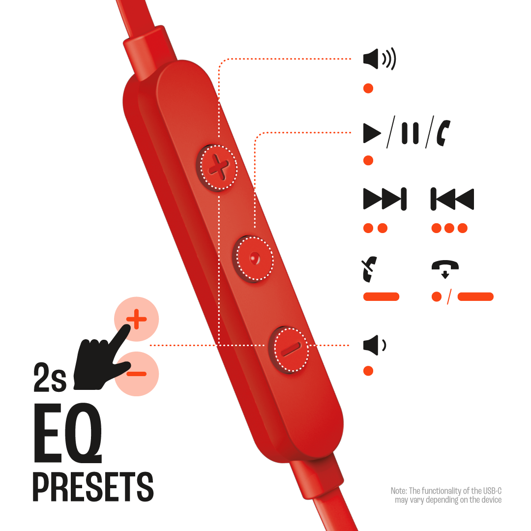 JBL Tune 310C USB | Wired Hi-Res In-Ear Headphones